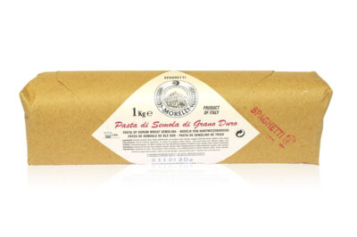 Morelli Spaghetti aus Hartweizengrieß handverpackt 1kg Pasta Nudeln aus ...