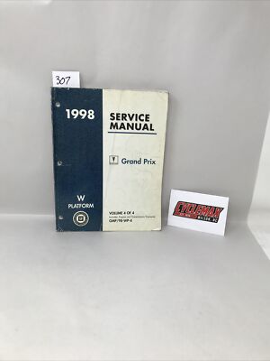1998 Grand Prix Service Manual Volume 4 Of 4 (307) | eBay