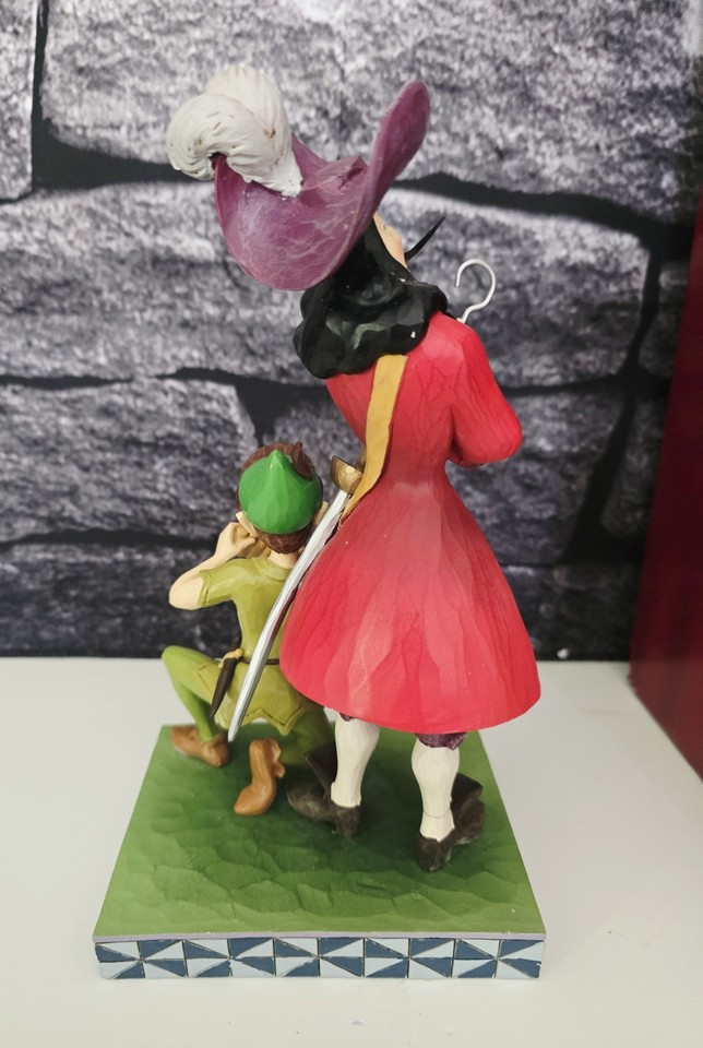 Jim Shore Disney Traditions Peter Pan And Captain Hook "Daring And ...