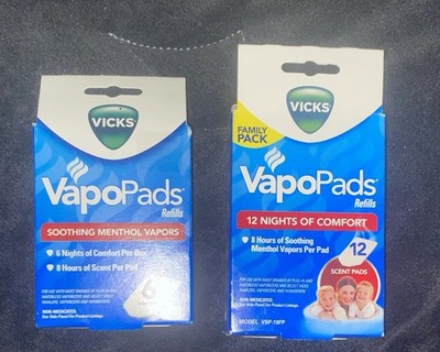 Vicks Vapo Pads (2 Boxes) 12 Count and 6 Count Total . | eBay