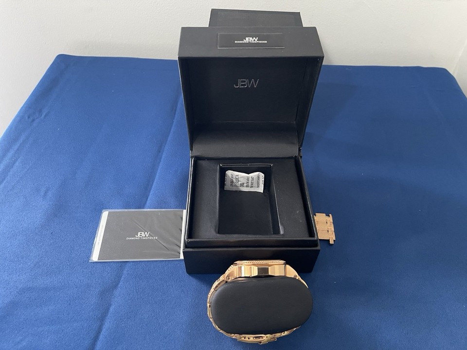 JBW HEIST Men's 20 Diamond (1/5 ct) Watch 18kt Rose Gold-plated J6380C ...