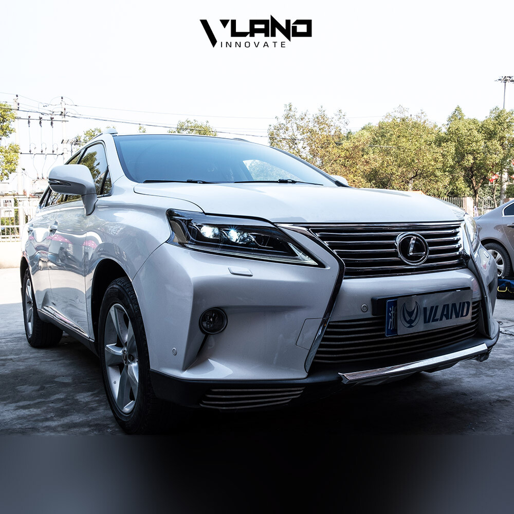 VLAND CLEAR FULL LED Headlight+Clear Tail Lights For Lexus RX 350 450H ...