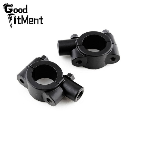 Pair 10mm Mirrors Mount Adapters Holder 7/8" Handle Bar for Yamaha ...
