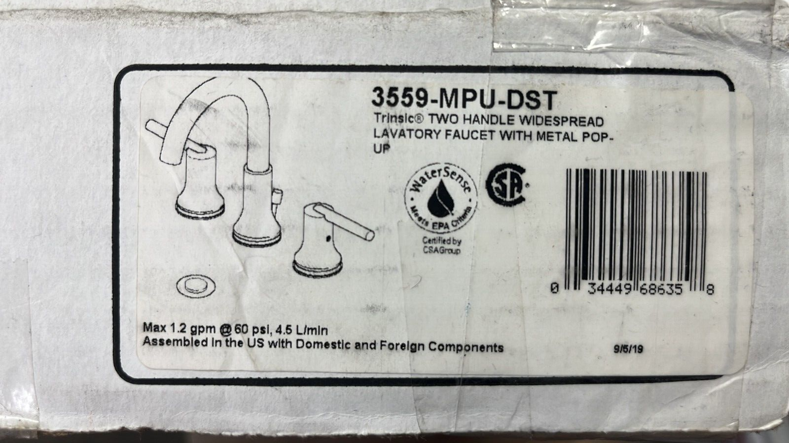 Delta 3559-MPU-DST - Bathroom Sink Faucets Faucet 34449686358| eBay