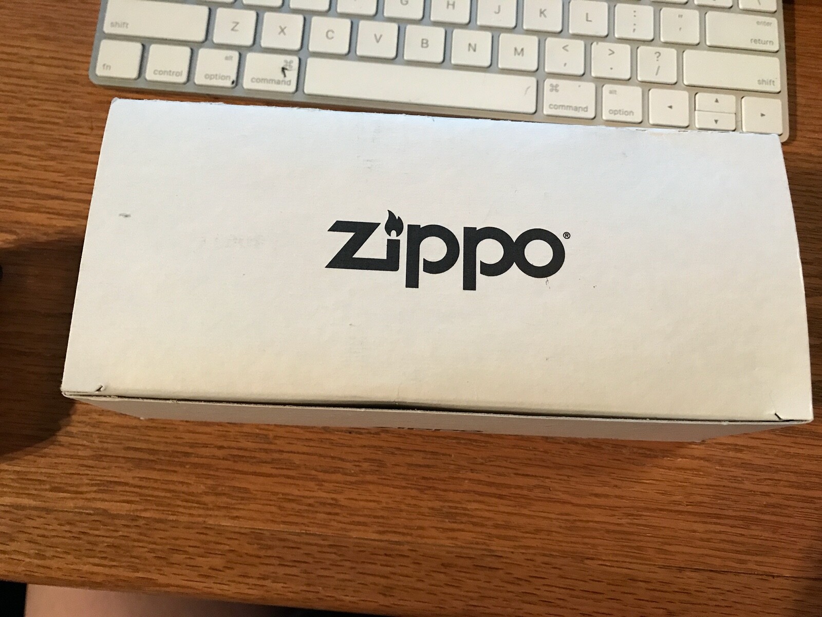 ZIPPO MANUFACTURING COMPANY WHITE EMPTY STORAGE BOX FOR BOXED LIGHTERS ...