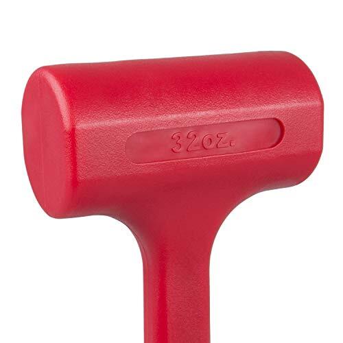 32 Oz Dead Blow Hammer Unicast Mallet Durable Rebound and Spark ...