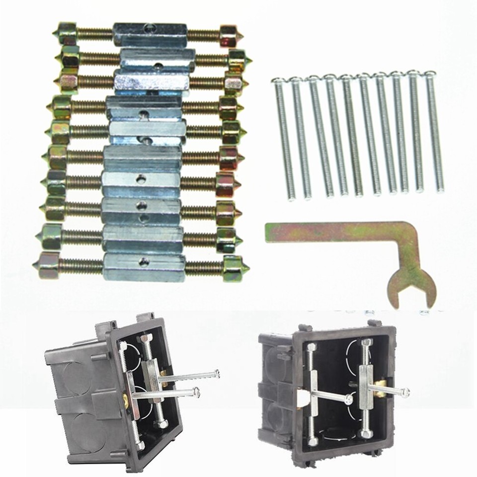 Switch Socket Cassette Screws Support Rod Wall Mount Box Repair Kits ...
