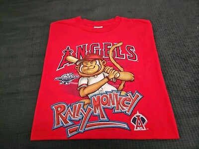 RALLY MONKEY 2002 World Series Anaheim Angels Lee Sport Candy Apple Red ...