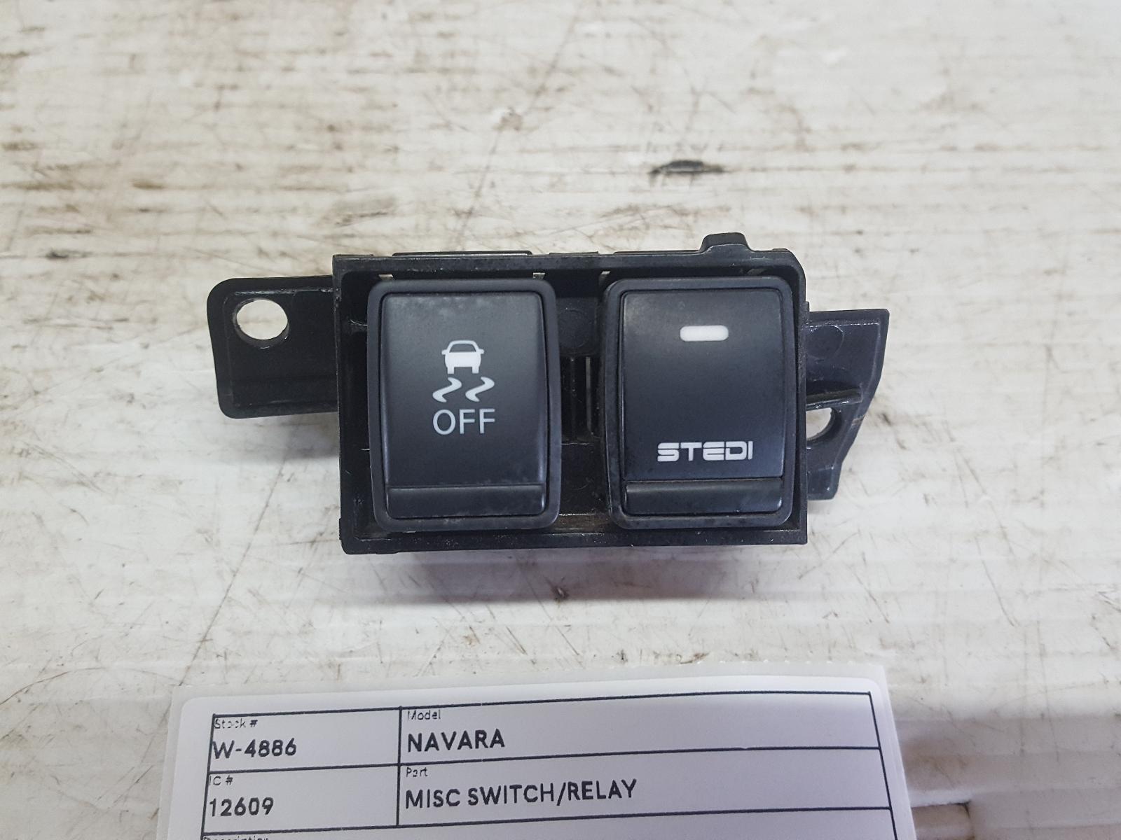 NISSAN NAVARA MISC SWITCH/RELAY NP300, 05/15- 15 16 17 18 19 20 21 22 ...