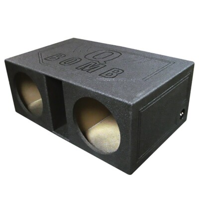 QPower QBOMB Dual Hole 12″ SPL Vented Extra Large Empty Sub Woofer ...