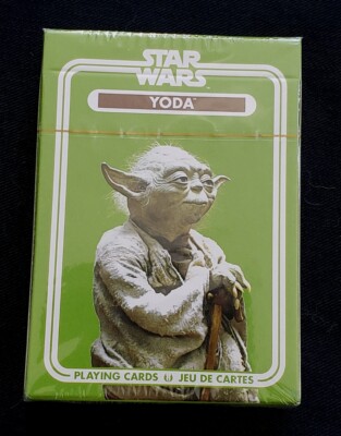 Disney Aquarius Images Star Wars Yoda Playing Cards, New Sealed | eBay