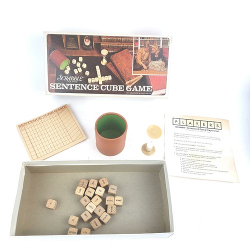 Scrabble Sentence Cube Game 1971 Vintage Selchow & Roghter Company. | eBay