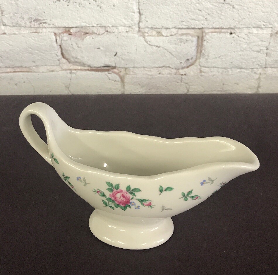 Jackson China Restaurant Ware Individual Gravy Boat ~ Rose Pattern | eBay