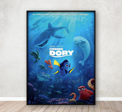 Finding Dory Movie Poster Print Home Decor Wall Art Picture A4 | eBay