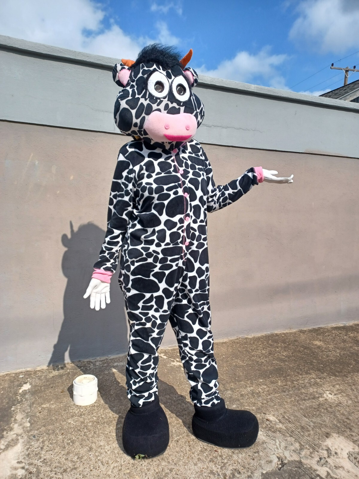 Cow ranch mascot costume - Gem