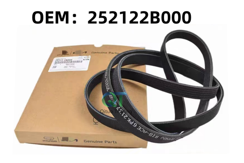 25212 2B000 Genuine OEM Serpentine Drive Fan Belt for KIA 2009 2011 ...