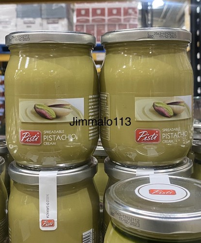 2 X Pisti Sicilian Pistachio Cream Spread Bread Baking Spreadable Paste ...