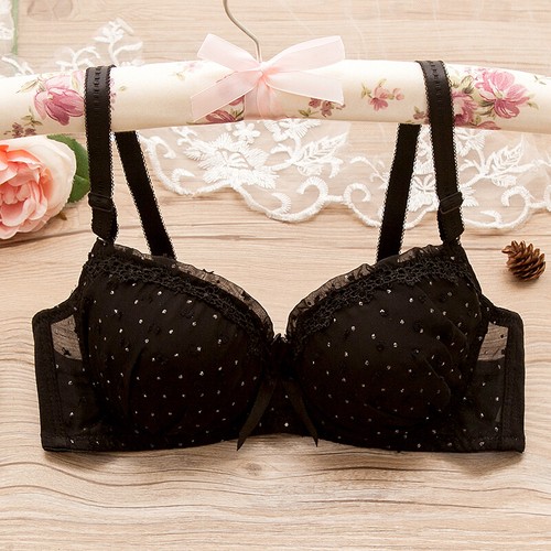 Teenage Girls Cotton Push Up Bra Underwear Casual Underwire Lace Bra ...