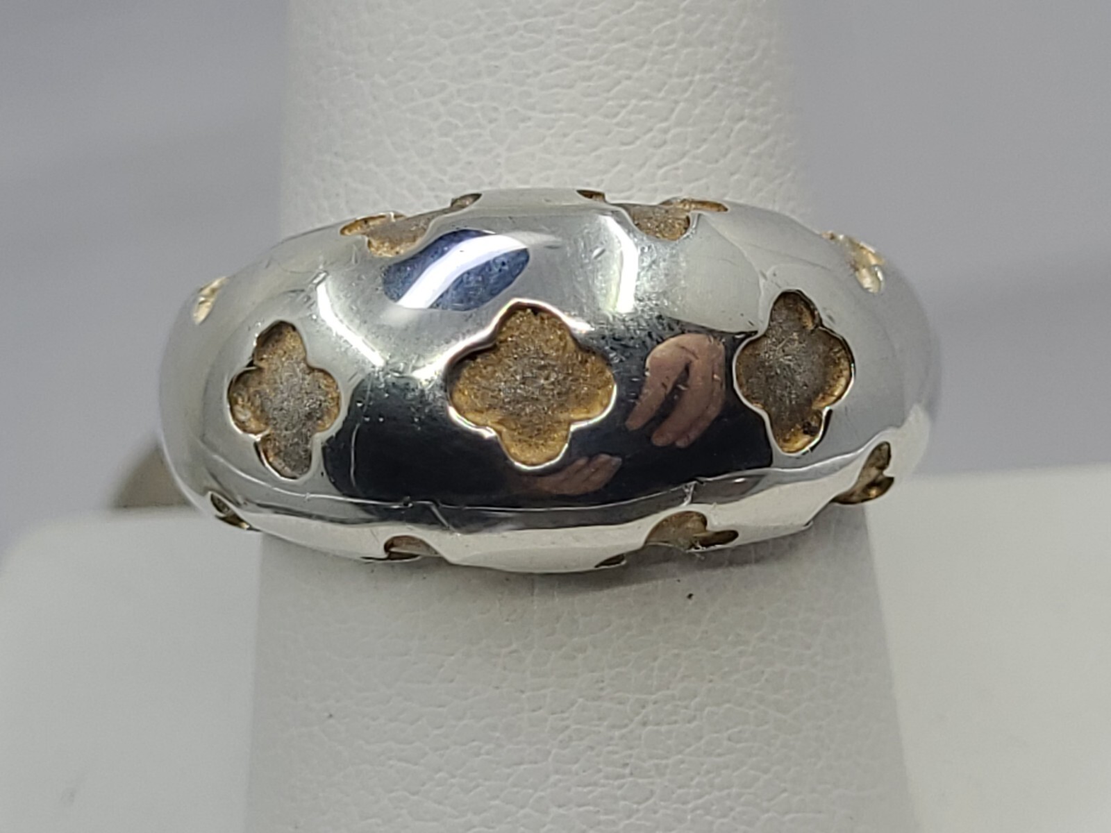 Vintage Signed HEIDI KLUM Sterling Silver Ring High D… - Gem