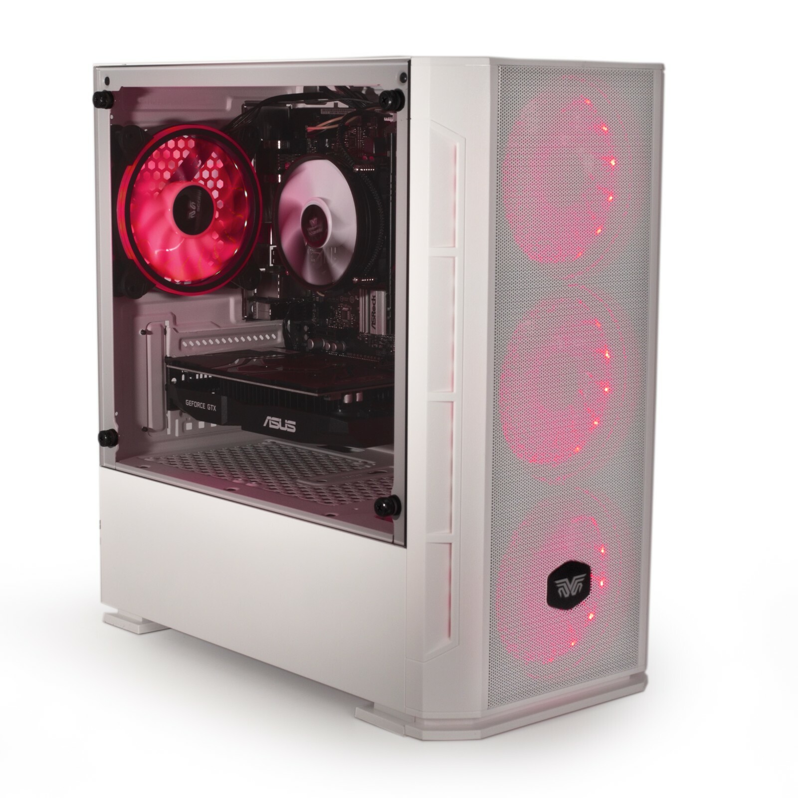 Gaming PC White Computer i5 Quad Core 8GB 256GB SSD 1TB HDD Windows 10 ...