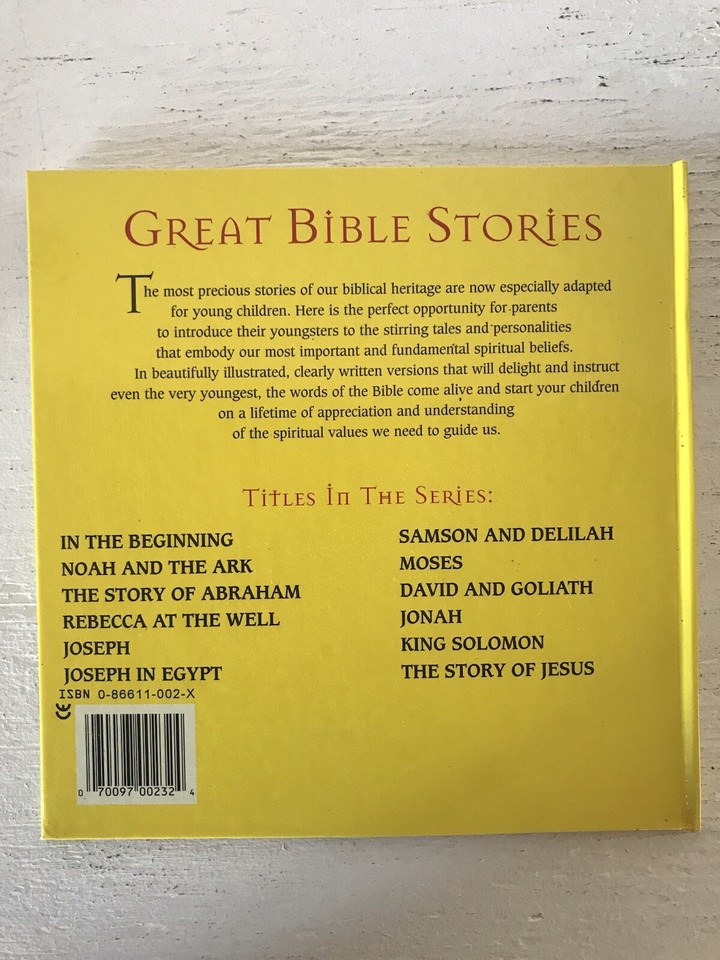Great Bible Stories, Joseph In Egypt, King Solomon, Samson & Delilah + Rebecca | eBay