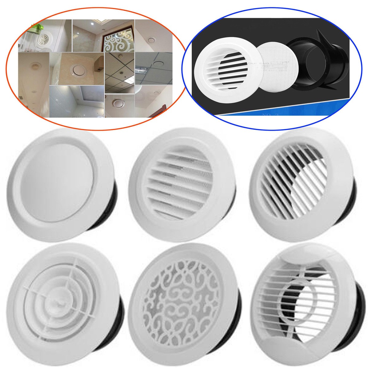 Heating Ceiling Diffuser Round Duct Filters The Effects Of Dirty Air