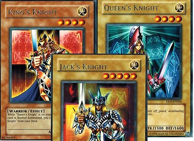 Queen's Knight Set: King's Knight + jack's Knight EEN-EN004 Rare Mint ...