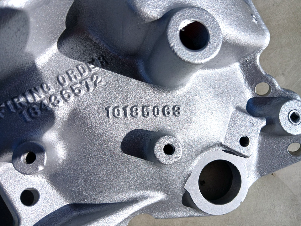 "Bowtie GM Performance" ZZ4 SBC Chevy Aluminum Intake Manifold 55-86 ...