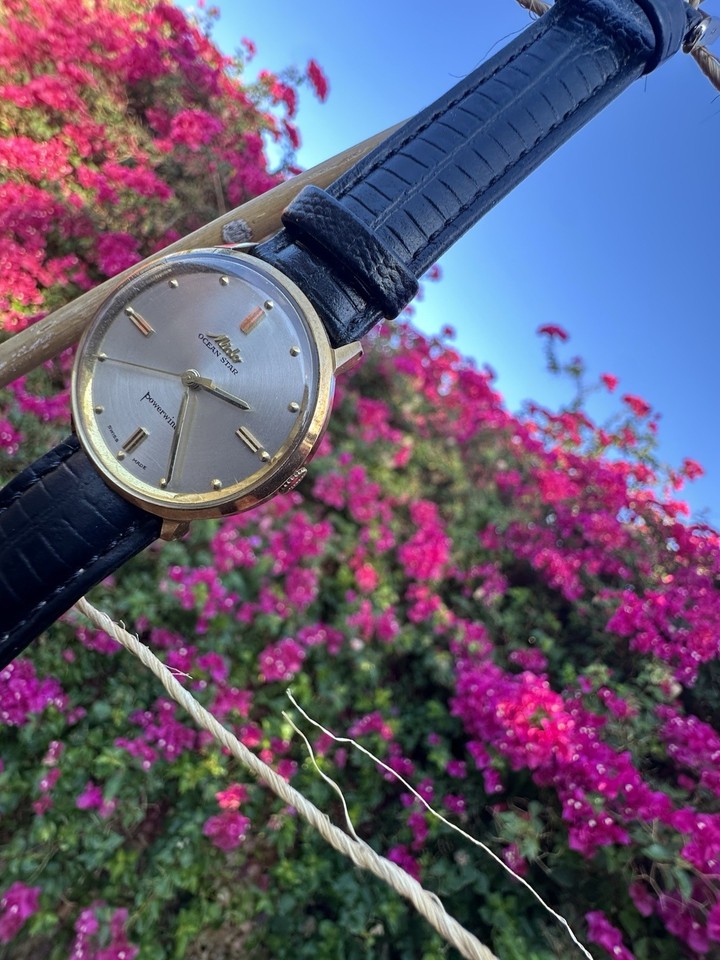 Vintage MIDO Mint 14k Solid Gold Mens Watch Estate Gift | eBay