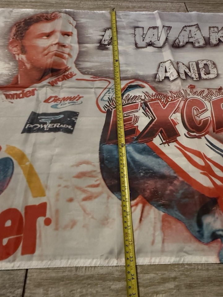 Ricky Bobby Flag “ I Piss Excellence” Talladega Nights 57.5” x 33.5” | eBay