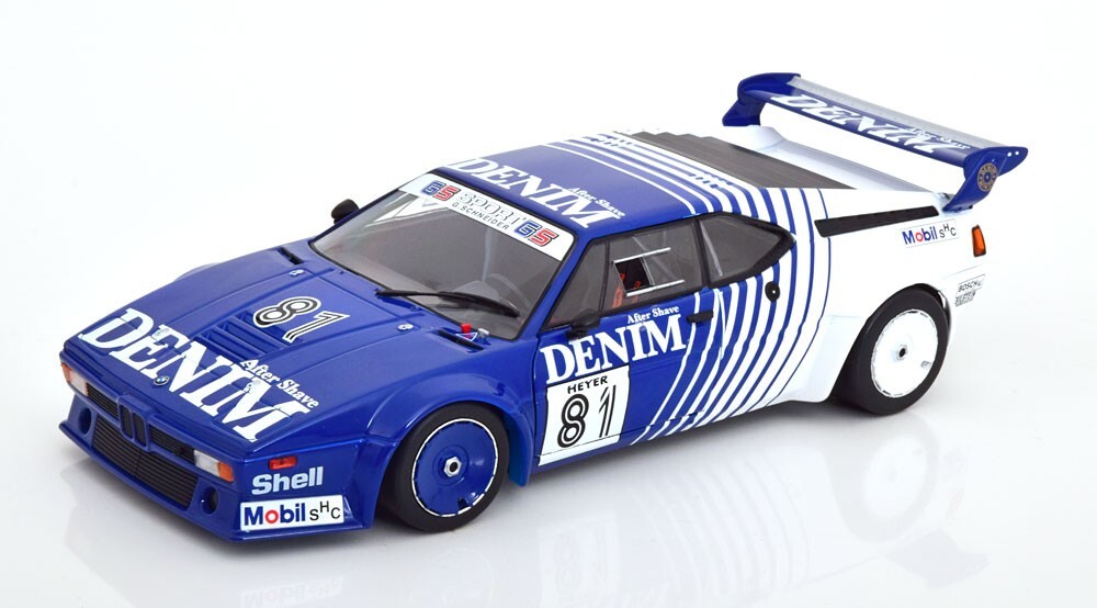 1980 BMW M1 DRM ProCAR SERIES DENIM #40 HEYER CAR 1:18 WERK 83 MODELS ...