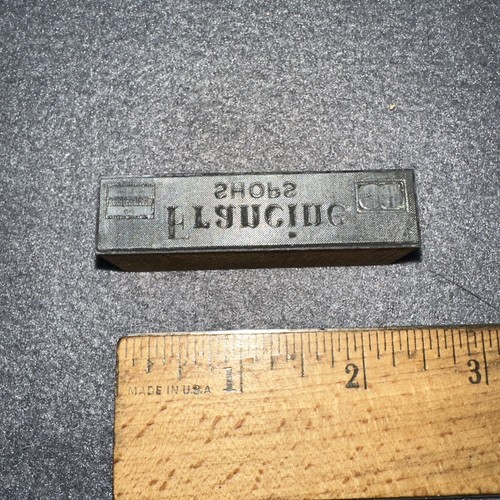 Print Block “ Francine Shops “ Master Charge Logo | eBay