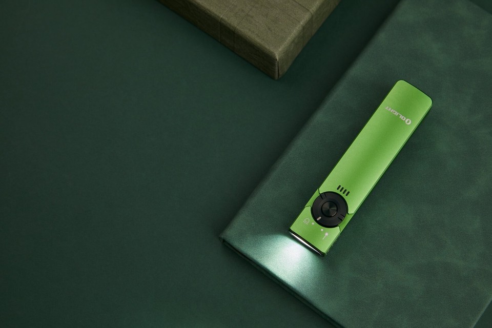 Olight Arkfeld Lime Green Cool White Flashlight w/Green Laser, 1000 ...