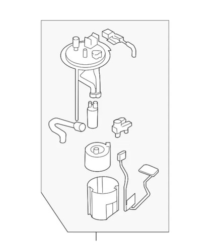 Genuine Hyundai 2012-2013 Tucson Fuel Pump Complete Assembly 31110 ...