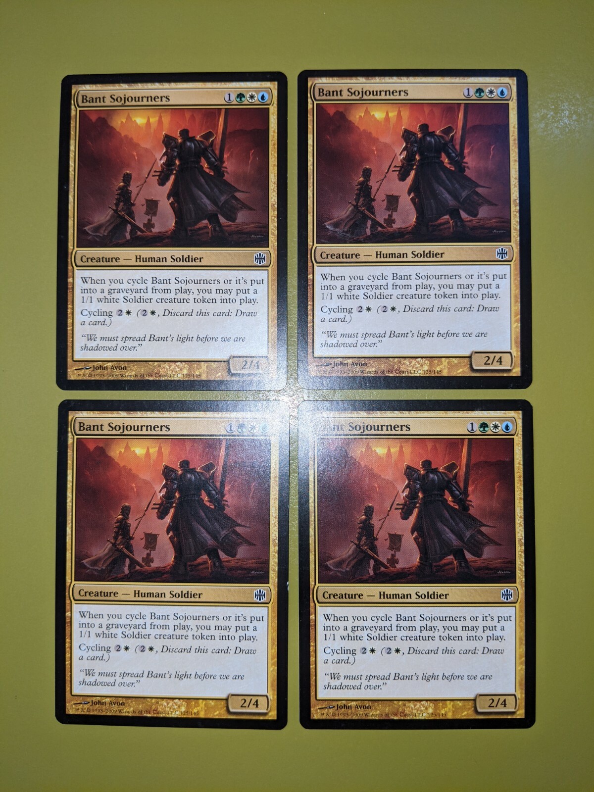 Bant Sojourners x4 Alara Reborn 4x Playset Magic the Gathering MTG | eBay