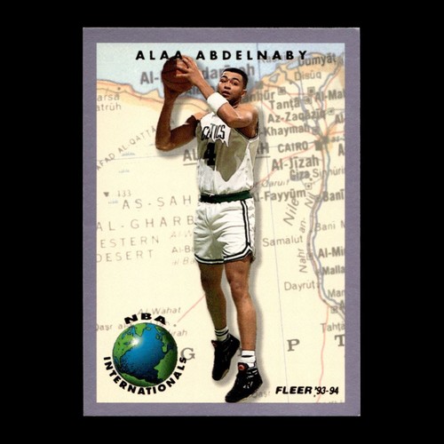Alaa Abdelnaby 1993-94 Fleer NBA Internationals Boston Celtics #1 R328L ...
