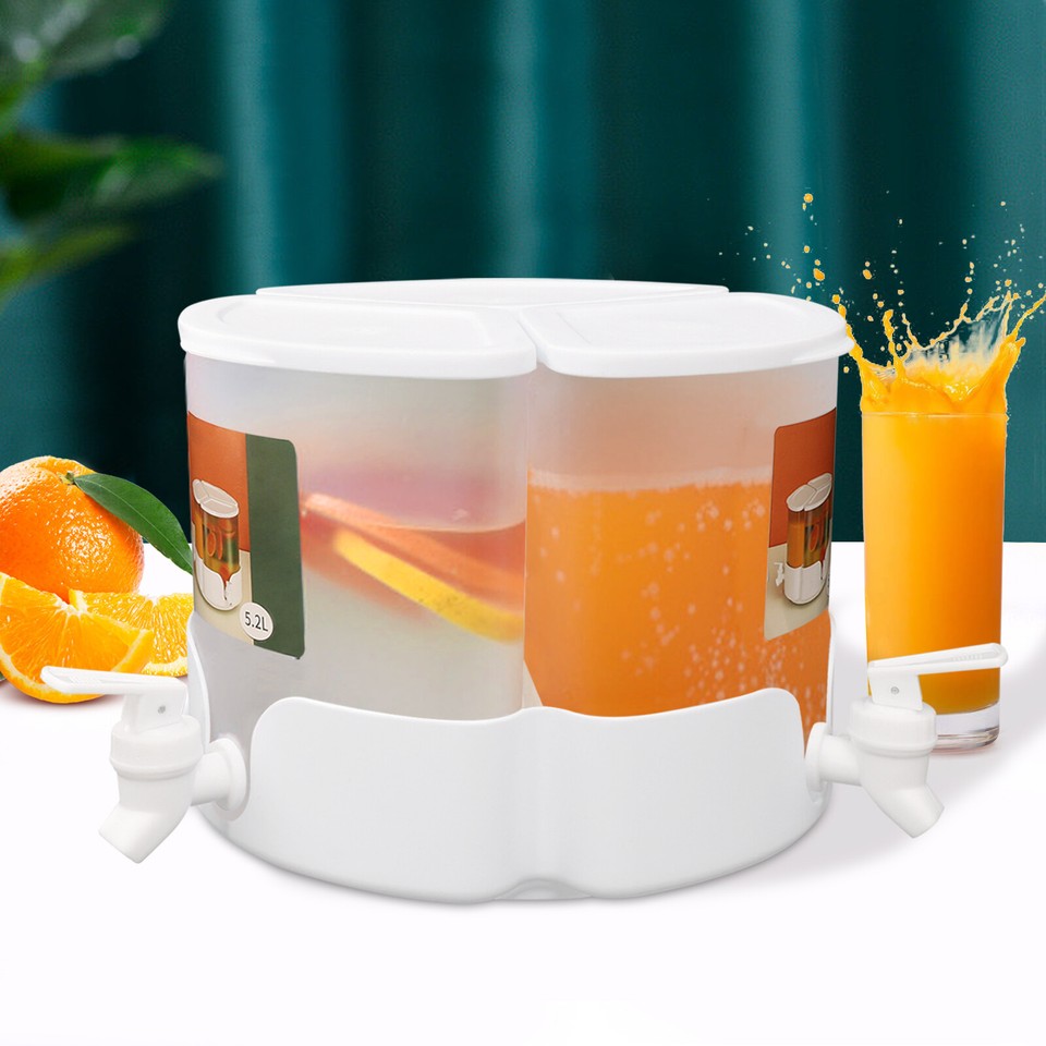 3 Compartment Beverage Cold Juice Drinking Dispenser for Hotel Cafe Bar ...