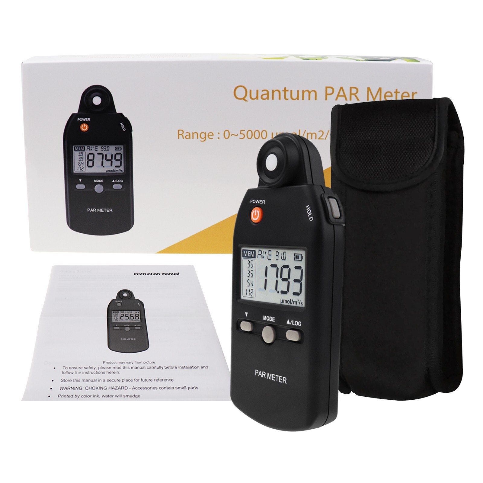 Photography Light Meter Full Spectrum Quantum PPFD Par Meter for Led ...
