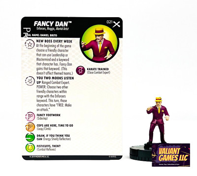 Marvel Heroclix Fancy Dan #021 w/ Card Earth X Set | eBay