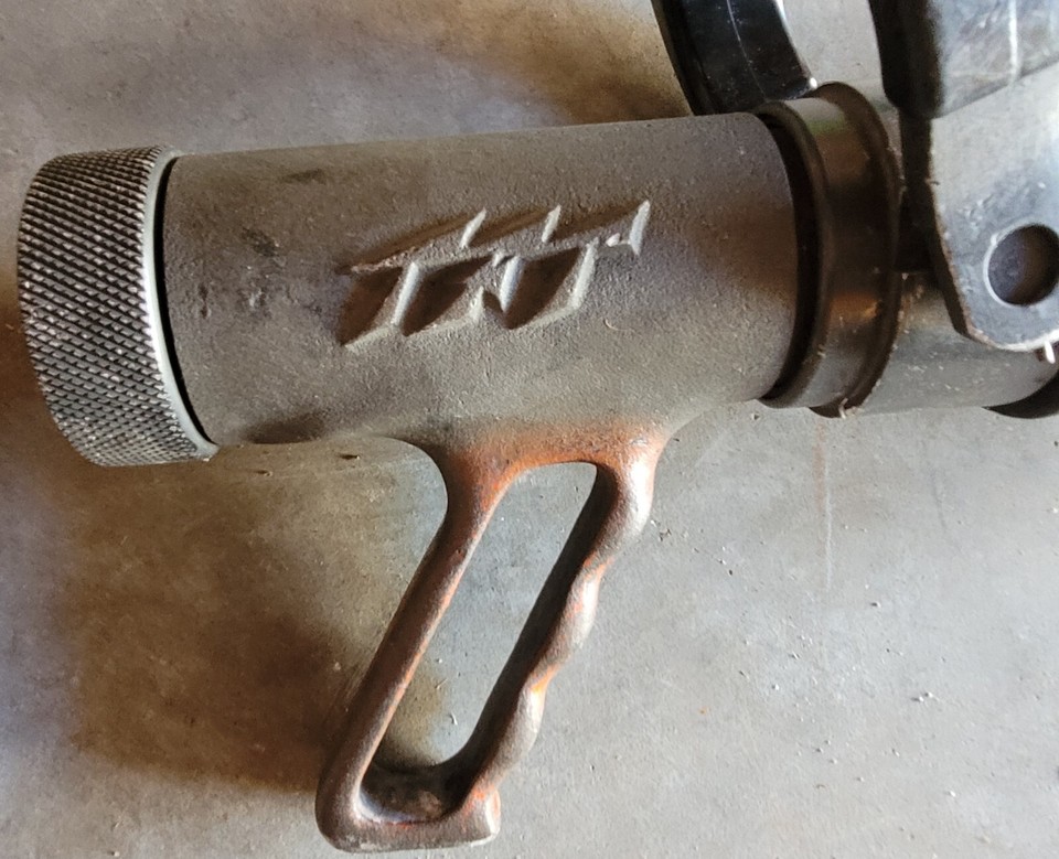 Vintage TFT Fire Hose Nozzle, Task Force Tip 50-350 GPM 16" Pistol Grip ...