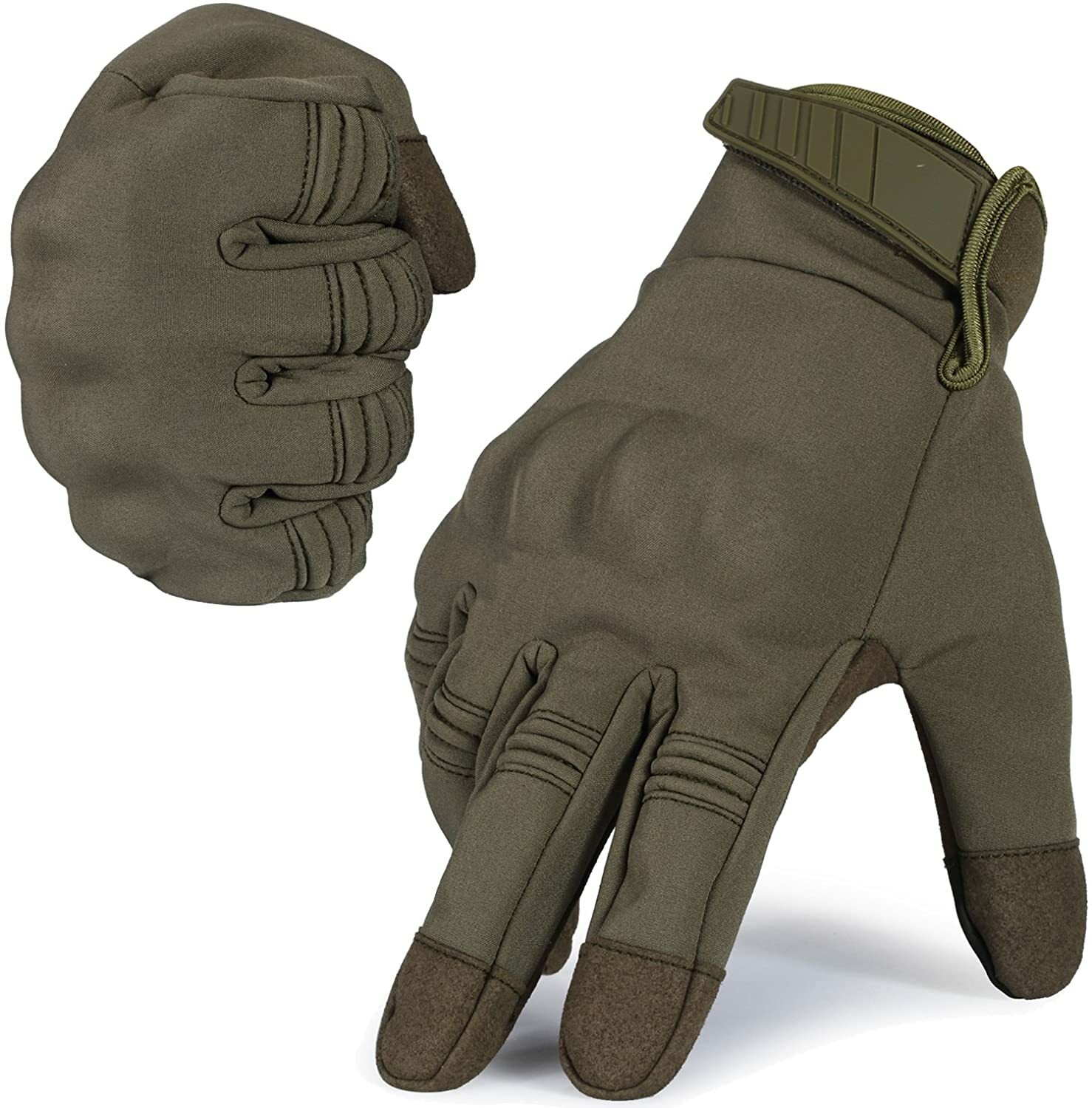Outdoor Tactical Touch Screen Full Finger Gloves for Airsoft Shooting ...