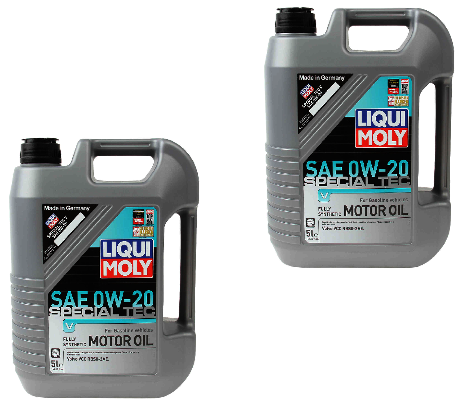 x10 LITER Liqui Moly SPECIAL TEC V 0W-20 Engine Motor Oil for Volvo VCC ...