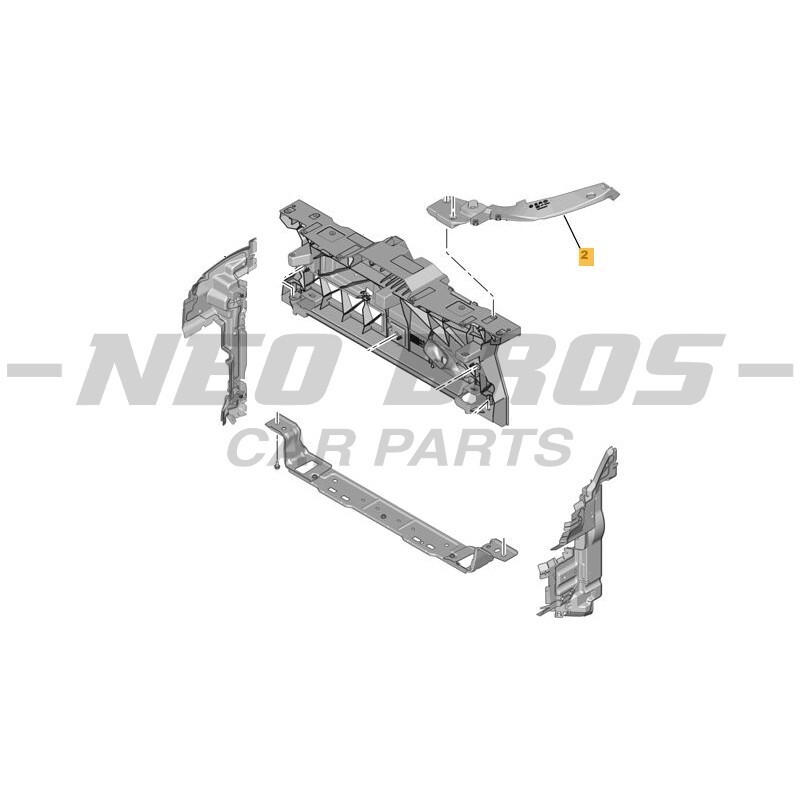 OE Slam Panel Lamp Support LEFT RIGHT Citroen Dispatch 17- 9826095480 ...