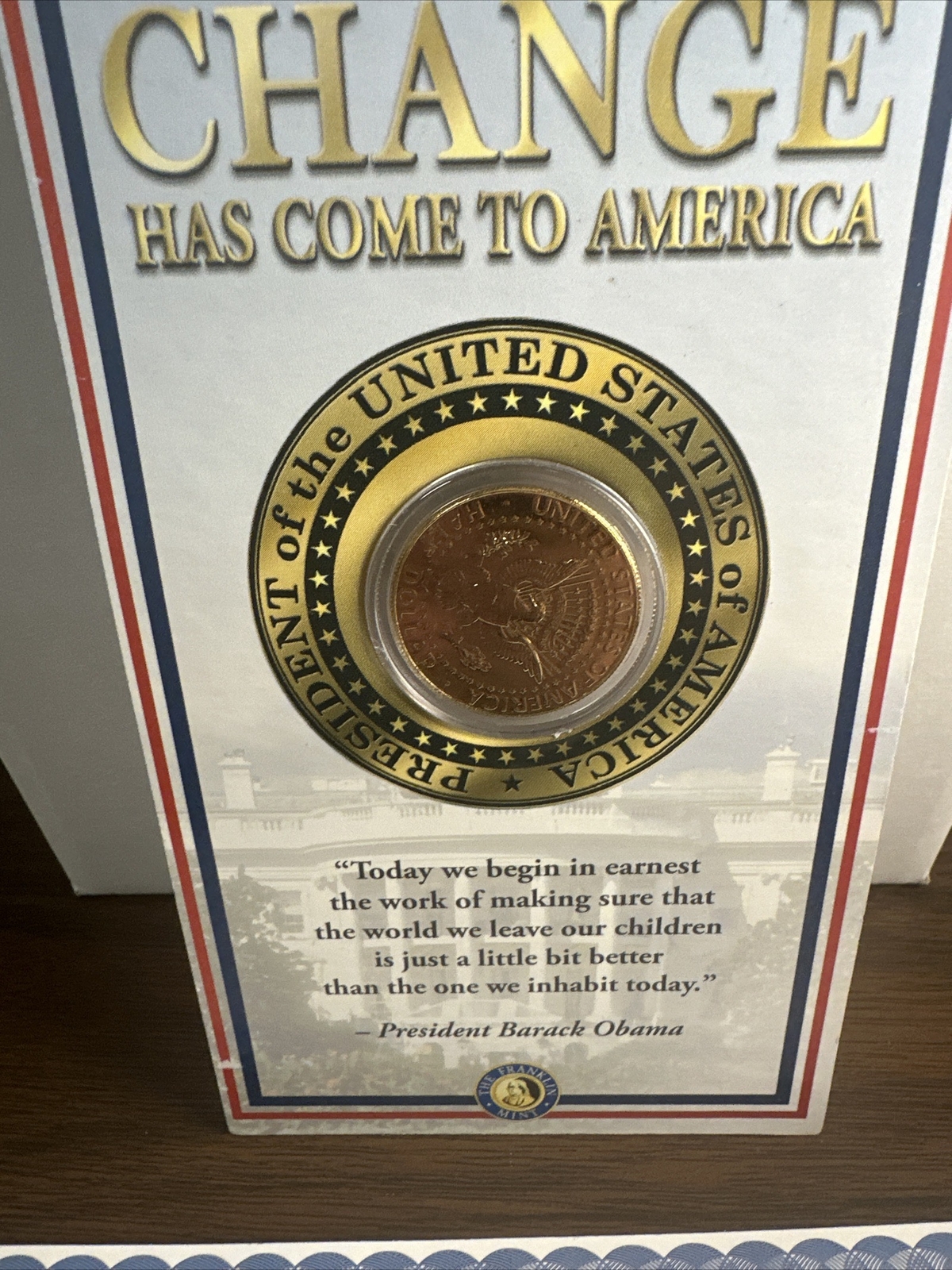 Barack Obama Presidential Coin US Half Dollar 24 Karat Gold - Limited ...