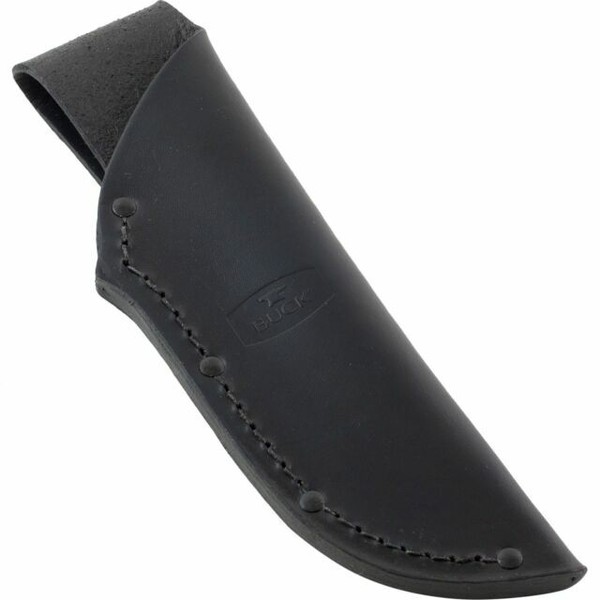 Buck Belt Black Leather Sheath for Model 113 Ranger Skinner Fixed Blade ...