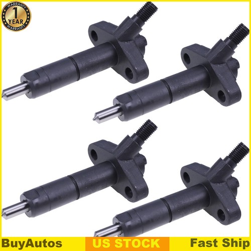 4Pcs Fuel Injectors For Ford New Holland Tractor 3930 4640 4830 5030 ...