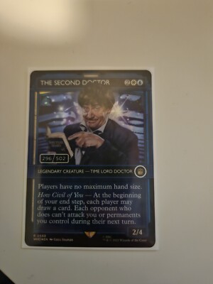 MTG The Second Doctor - Foil - Showcase, Doctor Who, Near Mint ...