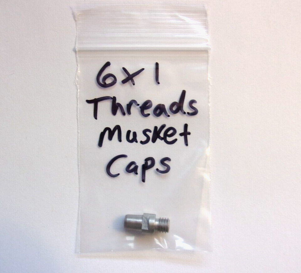 MAGNUM MUSKET CAP NIPPLE - 6x1 Threads Stainless - Fits Traditions, CVA ...