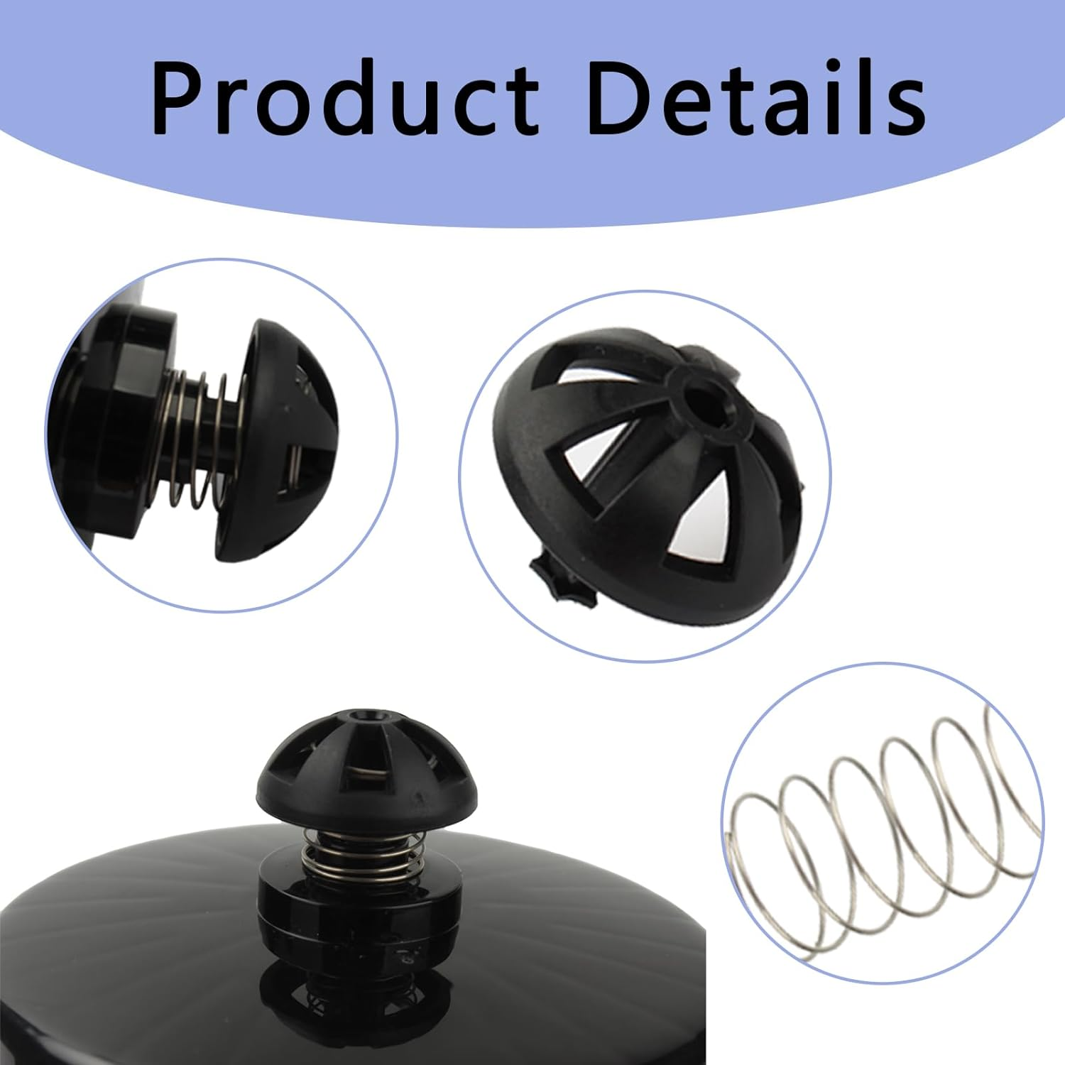 Coffee Machine Brew Basket Bottom Spring Loaded Stopper Kits ...