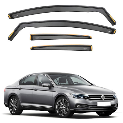 ISPEED Wind Deflectors for VW Passat B8 2015-2023 4-Door Saloon 4pc Set ...